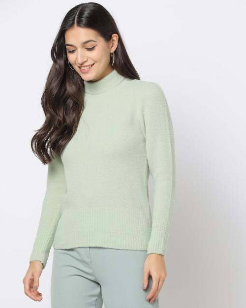 Buy Knitted High-Neck Pullover Online at Best Prices in India - JioMart.