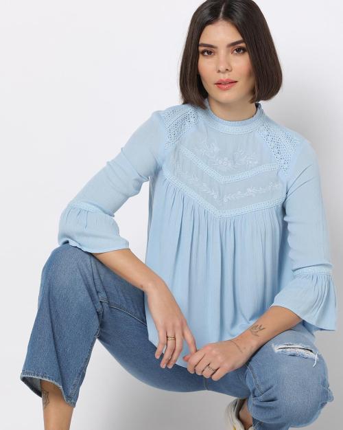 Buy Flared Top with Embroidery Online at Best Prices in India - JioMart.