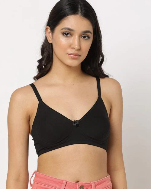 Buy Non Padded Non Wired Cotton Soft Bra EC14 Online at Best Prices in India - JioMart.