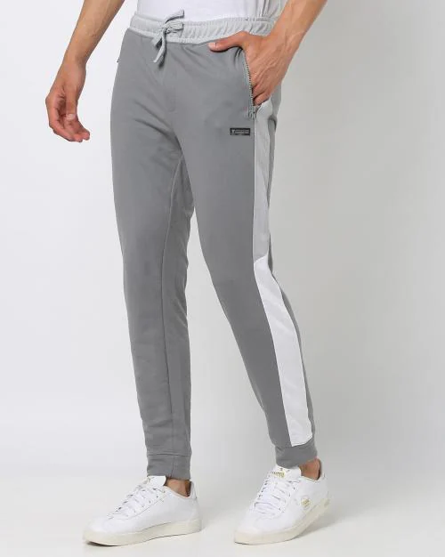 Buy Slim Fit Joggers with Drawstring Waistline Online at Best Prices in ...