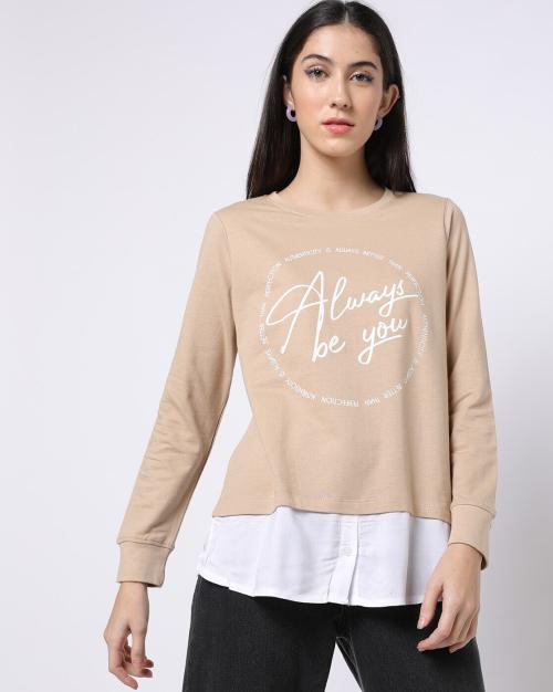 Buy Typographic Print Twofer Top Online at Best Prices in India - JioMart.
