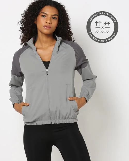 Buy Zip-Front Jacket with Insert Pockets Online at Best Prices in India ...