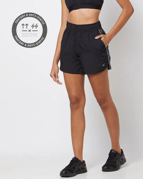 Buy Running Shorts with Contrast Side Stripes Online at Best Prices in ...