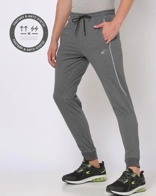 Buy Men Track Pants with Drawstring Fastening Online at Best Prices in ...