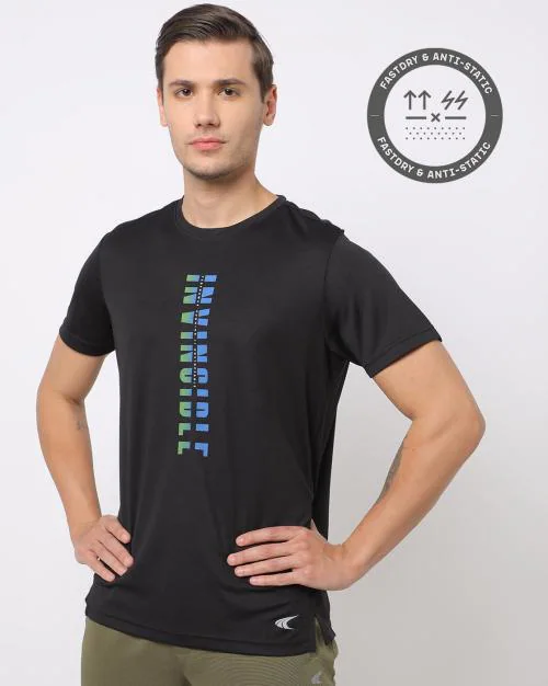 Buy Regular Fit Invincible Crew-Neck T-Shirt Online at Best Prices in ...