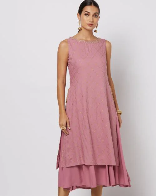 Buy Printed Layered Flared Kurta Online at Best Prices in India - JioMart.