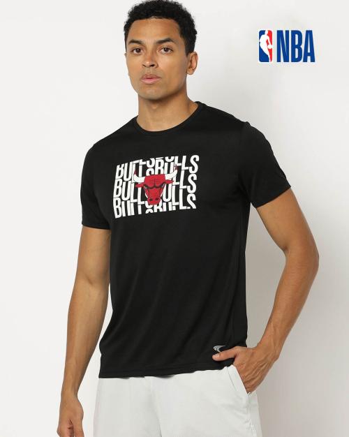 Buy NBA Chicago Bulls Graphic Print Crew-Neck T-Shirt Online at Best ...