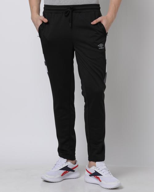 Buy Men Side Striped Joggers with Elasticated Drawstring Waist Online ...