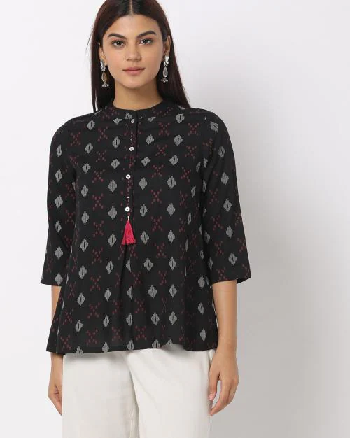 Buy Ikat Top with Tassel Accent Online at Best Prices in India - JioMart.