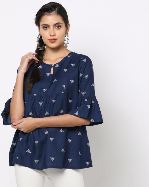 Buy Geometric Print Top Online at Best Prices in India - JioMart.