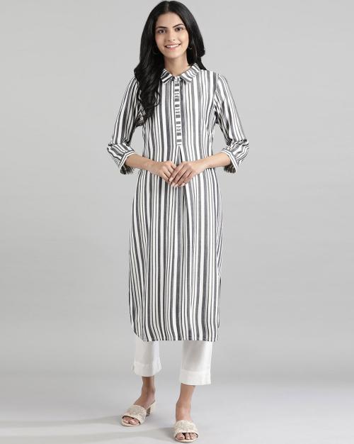 Buy Striped Straight Kurta Online at Best Prices in India - JioMart.