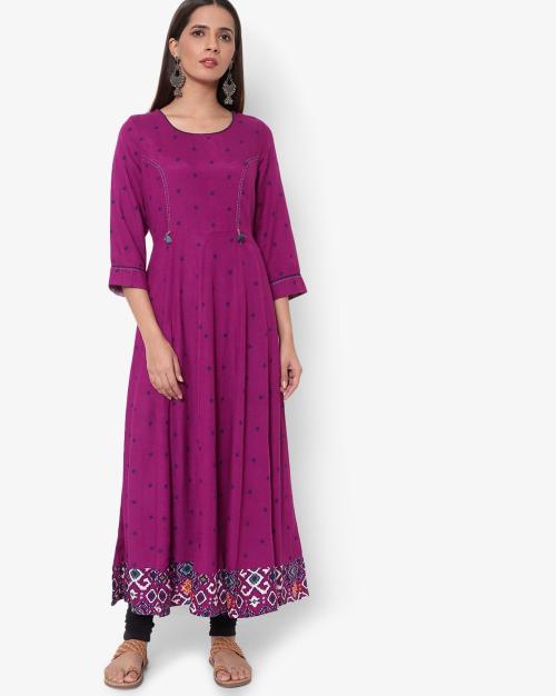 Buy Printed Anarkali Dress Online at Best Prices in India - JioMart.