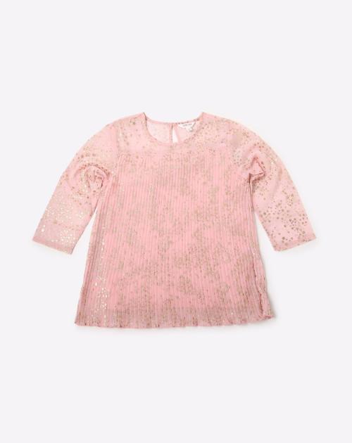 Buy Pleated Top with Ruffled Hemline Online at Best Prices in India ...