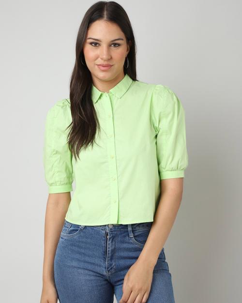 Buy Shirt with Puff Sleeves Online at Best Prices in India - JioMart.