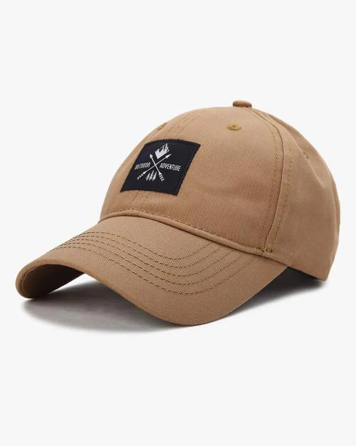 Buy Baseball Cap with Text Applique Online at Best Prices in India ...