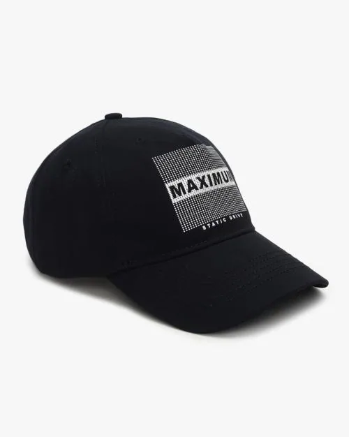 Buy Placement Typographic Print Baseball Cap Online at Best Prices in ...