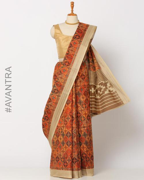 Buy Geometric Printed Saree Online at Best Prices in India - JioMart.