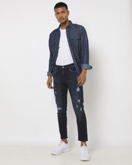 Buy Low-Rise Slim Fit Jeans Online at Best Prices in India - JioMart.