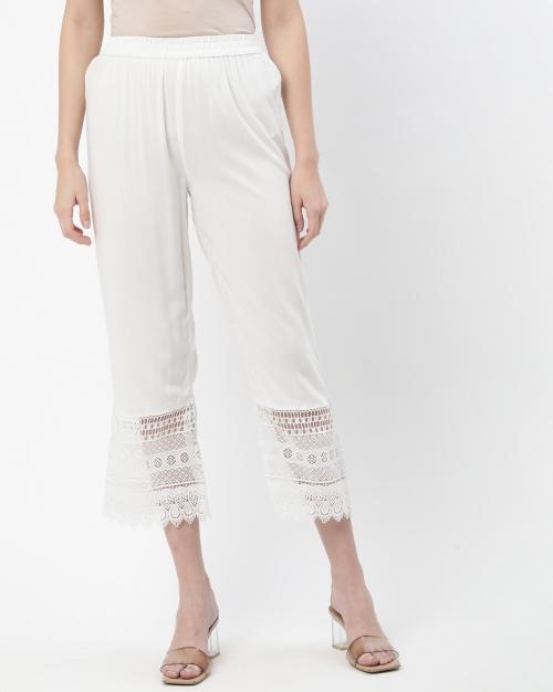 Buy Pants with Lace Hems Online at Best Prices in India - JioMart.