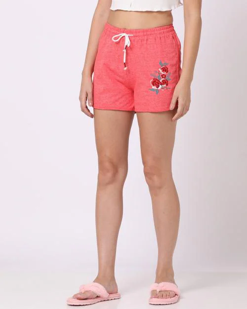 Buy Floral Embroidered Shorts Online at Best Prices in India - JioMart.