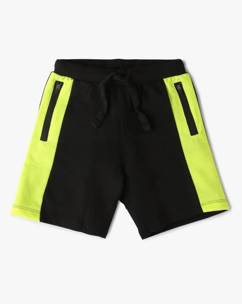 Buy Boys Shorts with Contrast Panel Online at Best Prices in India ...