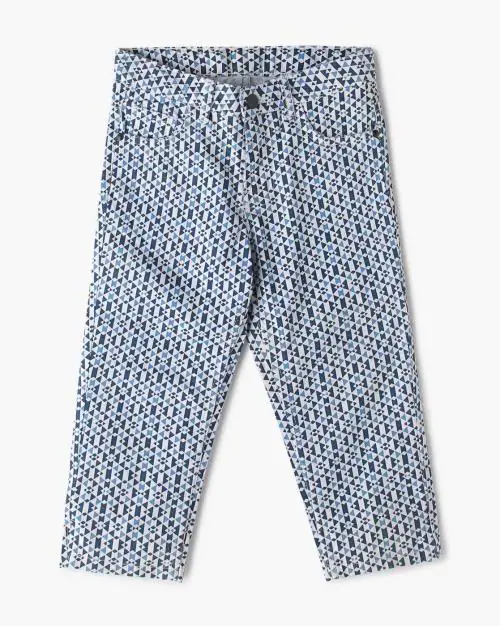 Buy Printed Flat-Front Pants Online at Best Prices in India - JioMart.