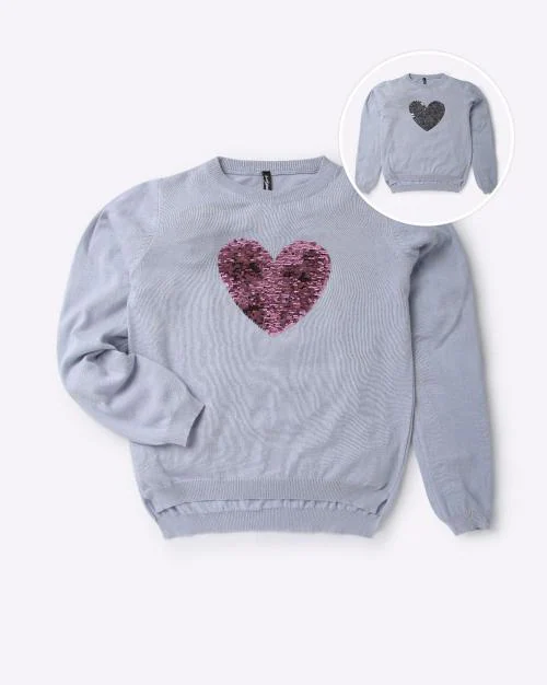 Buy Sweatshirt with Reversible Sequins Online at Best Prices in India ...