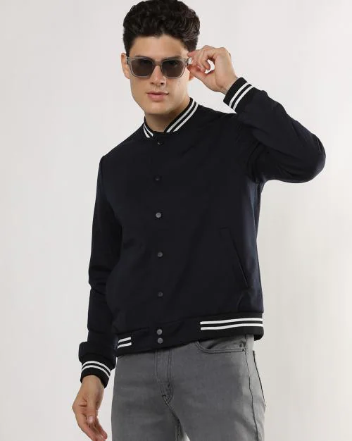 Buy Button-Down Bomber Jacket Online at Best Prices in India - JioMart.