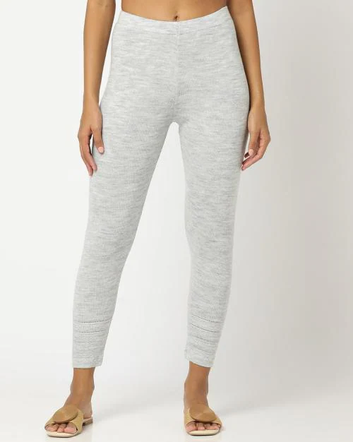 Buy Heathered Leggings with Elasticated Waist Online at Best Prices in India - JioMart.