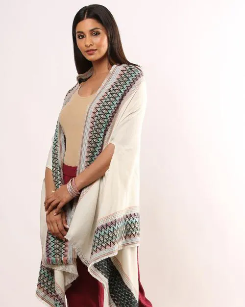Buy Embroidered Shrug with Tassels Online at Best Prices in India ...