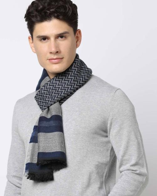 Buy Men Chevron Printed Muffler Online at Best Prices in India - JioMart.