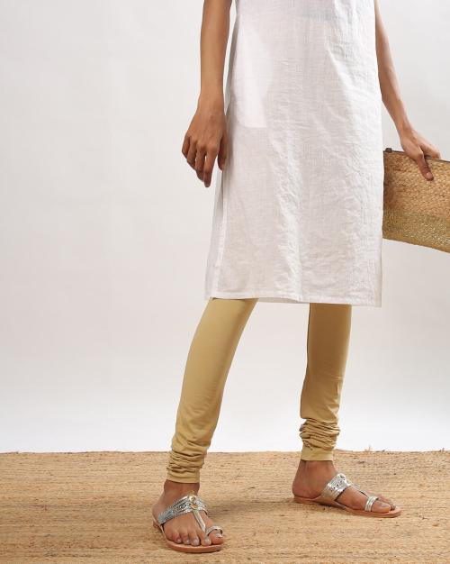 Buy Churidar Leggings with Elasticated Waistband Online at Best Prices ...