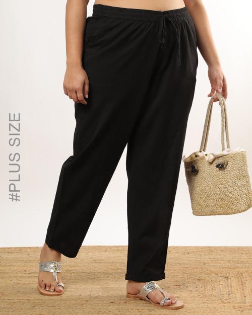 Buy Women Pants with Insert Pockets Online at Best Prices in India ...