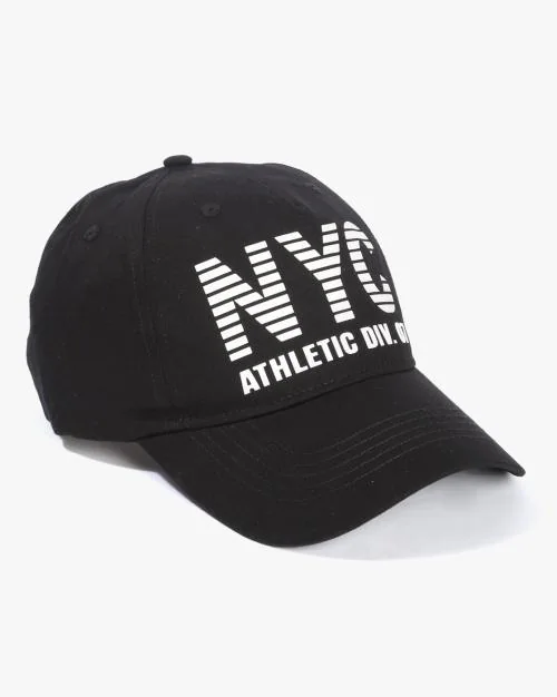 Buy Men Typographic Print Baseball Cap Online at Best Prices in India ...