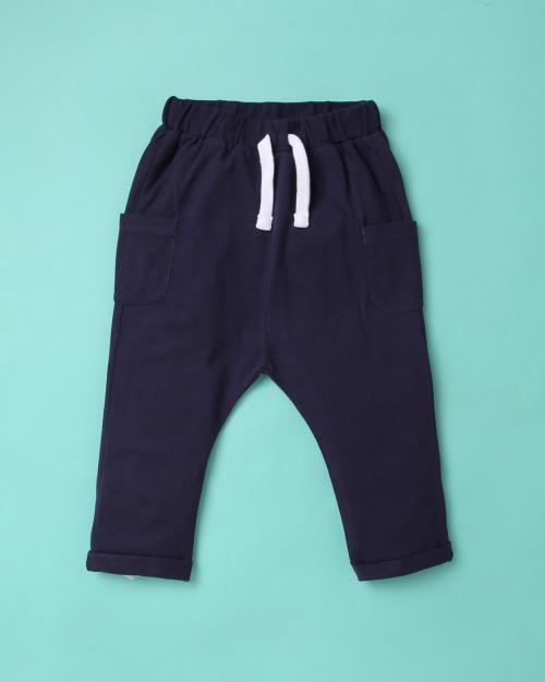 Buy Basic Track Pants with Drawstring Fastening Online at Best Prices ...