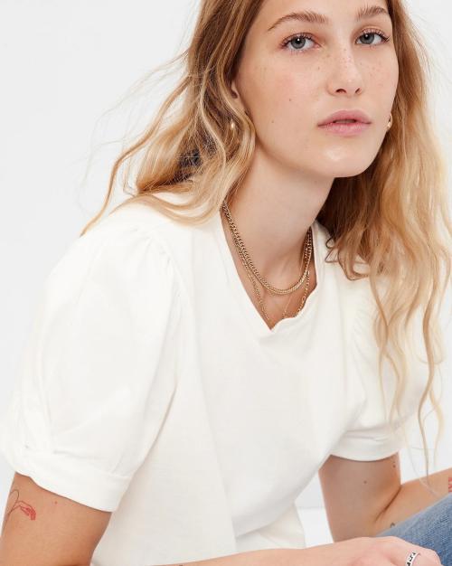 Buy Round Neck Puffed Sleeves Top Online at Best Prices in India - JioMart.