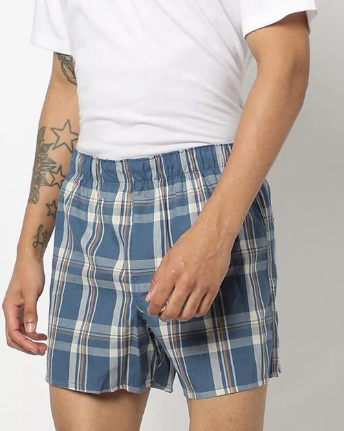 Buy Plaid Cotton Boxers Online at Best Prices in India - JioMart.