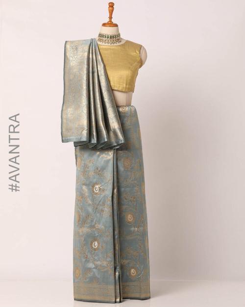 Buy Zari Woven Saree Online at Best Prices in India - JioMart.
