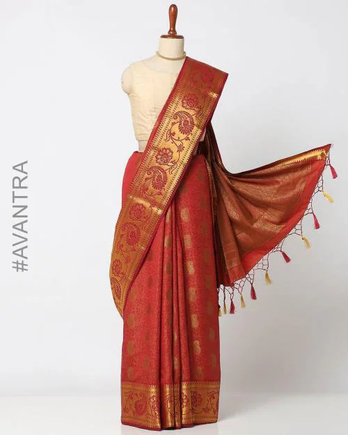 Buy Zari Woven Silk Saree Online at Best Prices in India - JioMart.