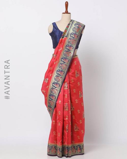 Buy Boota Printed Saree with Blouse Online at Best Prices in India ...