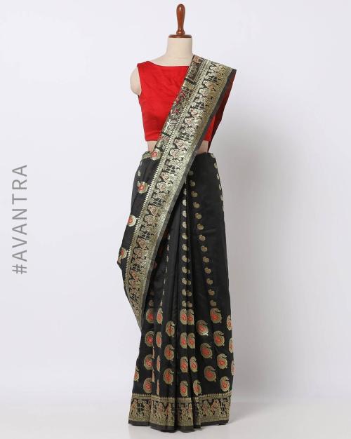 Buy Boota Printed Saree with Blouse Online at Best Prices in India ...