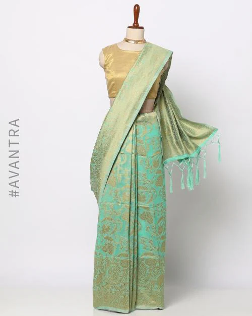 Buy Zari Woven Saree with Tassels Online at Best Prices in India - JioMart.