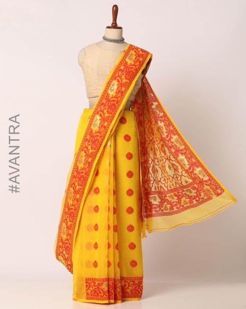 Buy Floral Pattern Jamdani Saree Online at Best Prices in India - JioMart.