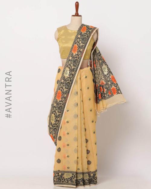 Buy Floral Pattern Jamdani Saree Online at Best Prices in India - JioMart.