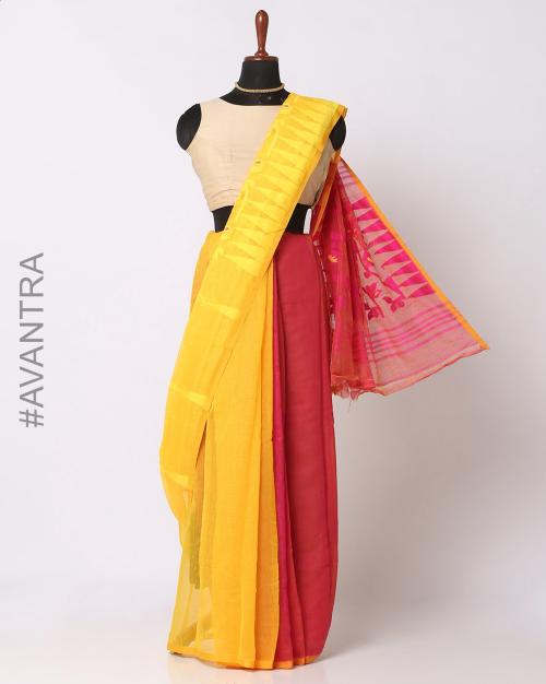 Buy Floral Pattern Jamdani Saree Online at Best Prices in India - JioMart.