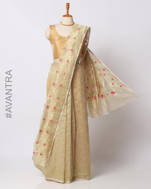 Buy Floral Pattern Jamdani Saree Online at Best Prices in India - JioMart.