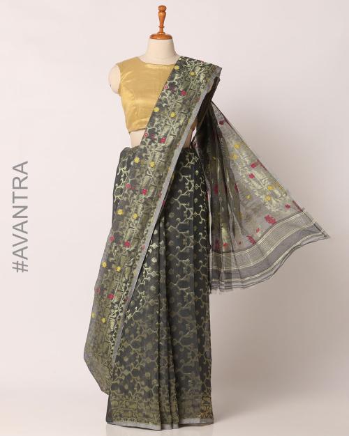 Buy Floral Pattern Jamdani Saree Online at Best Prices in India - JioMart.