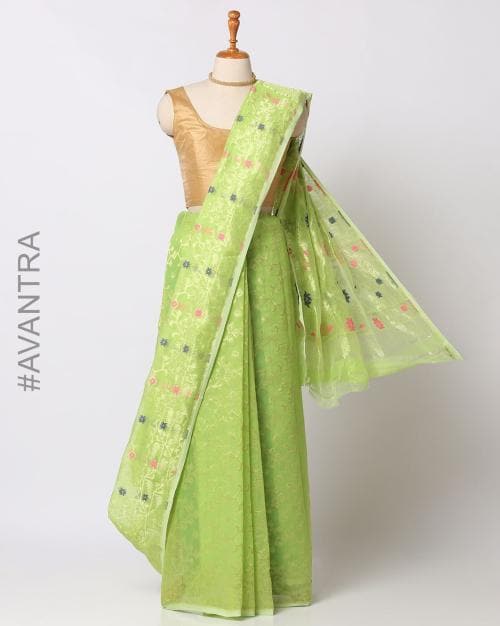 Buy Floral Pattern Jamdani Saree Online at Best Prices in India - JioMart.