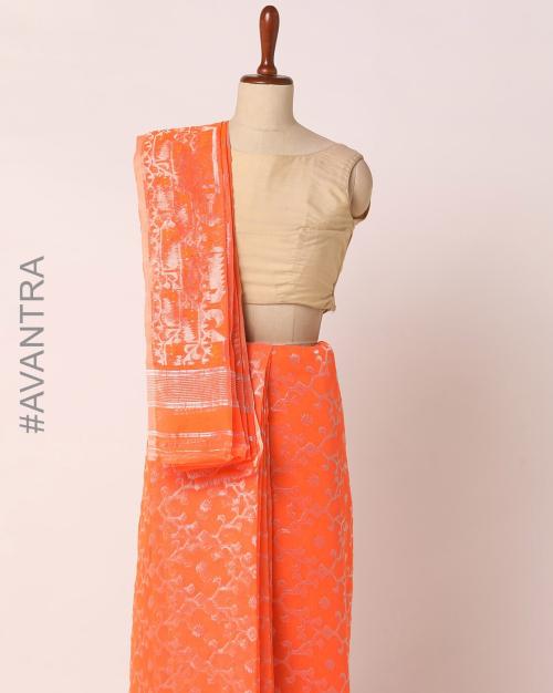 Buy Floral Pattern Jamdani Saree Online at Best Prices in India - JioMart.