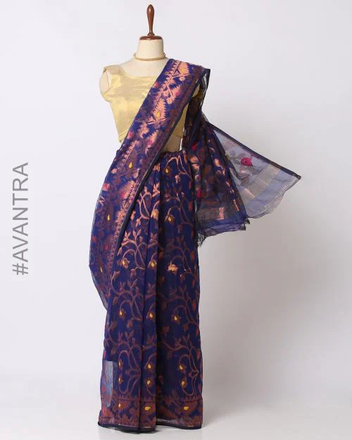 Buy Floral Pattern Jamdani Saree Online at Best Prices in India - JioMart.